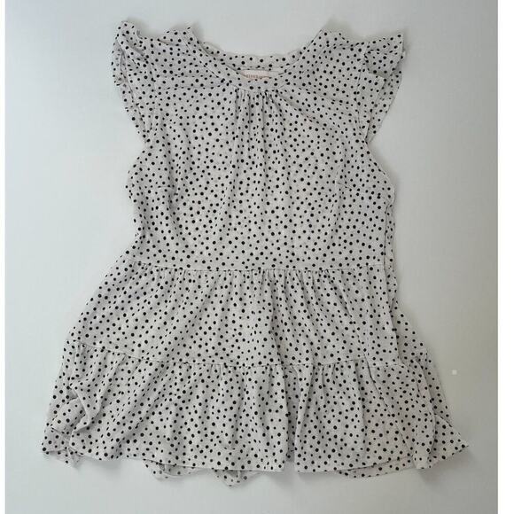 Monteau | Tops | Monteau Los Angeles Womens Tiered Peplum Top Size ...